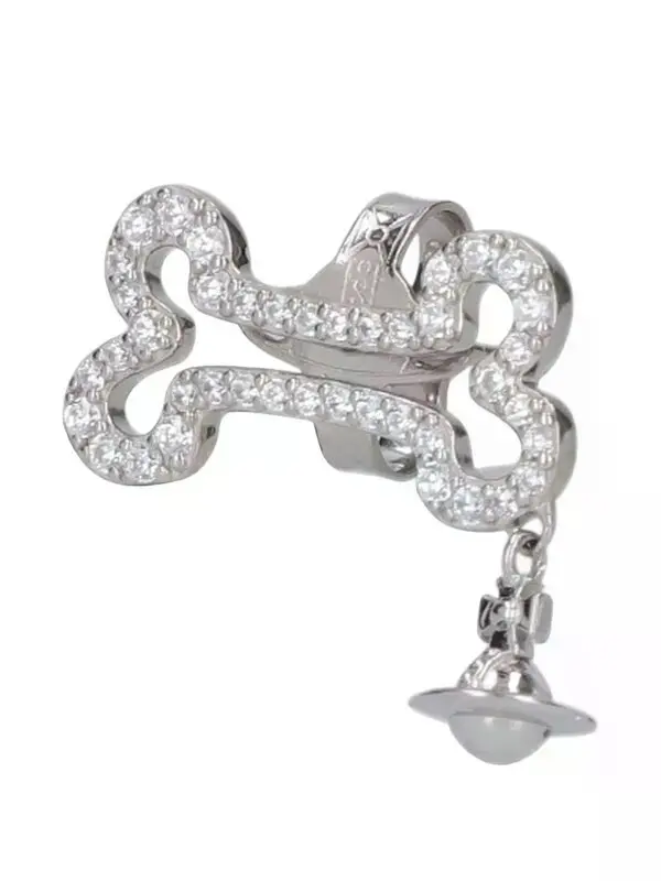 VIVIENNE WESTWOOD Crystal-embellished Orb-pendant Earrings