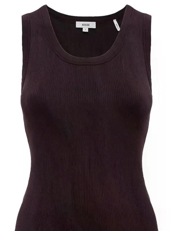 AGOLDE Poppy Ribbed Tank Top