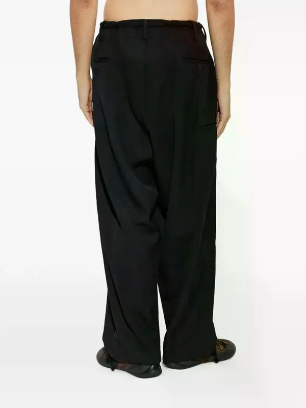 Yohji Yamamoto Wide-leg Wool Trousers