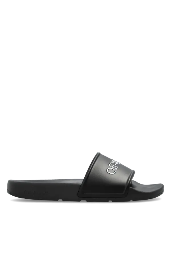 Off-White Bookish’ Slide Sandals - Black