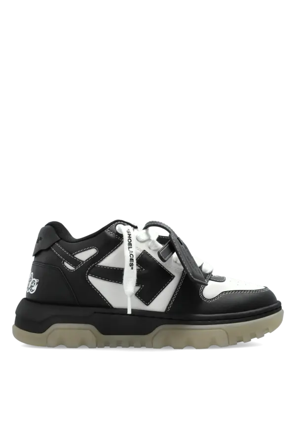 Off-White Ooo Chunky Varsity Chunky -and-white Sneakers - Black