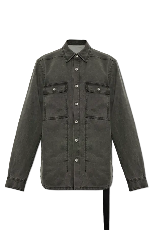 Rick Owens Denim Shirt - Grey