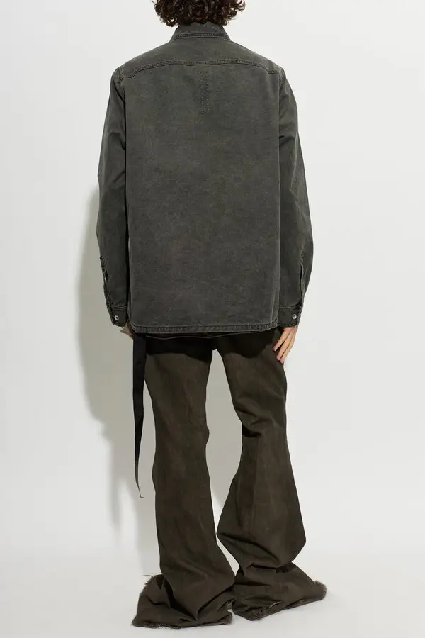 Rick Owens Denim Shirt - Grey