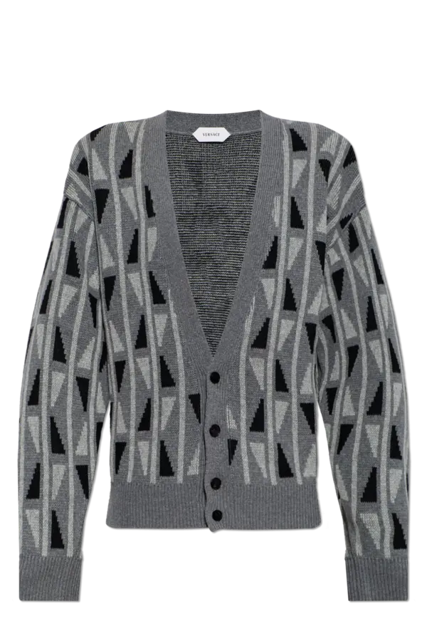 Versace Men’s Medusa Head Cardigan By