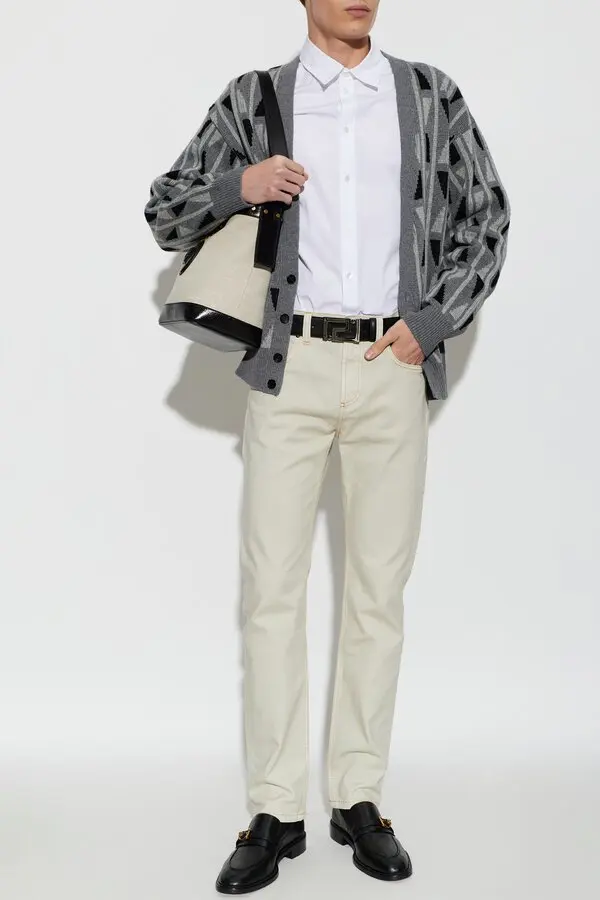 Versace Men’s Medusa Head Cardigan By