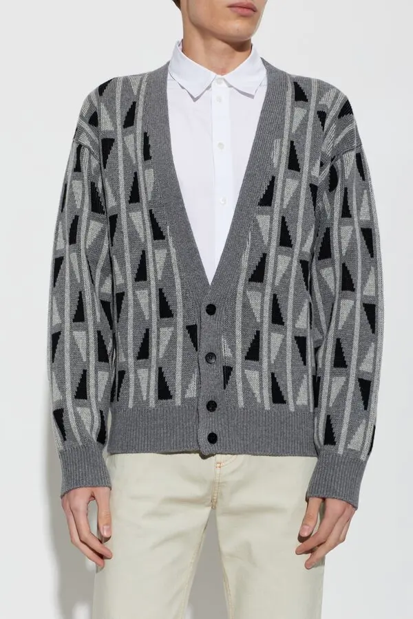 Versace Men’s Medusa Head Cardigan By