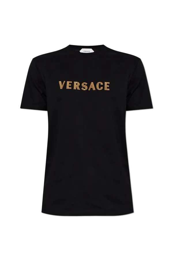 Versace Logo T-shirt - Black