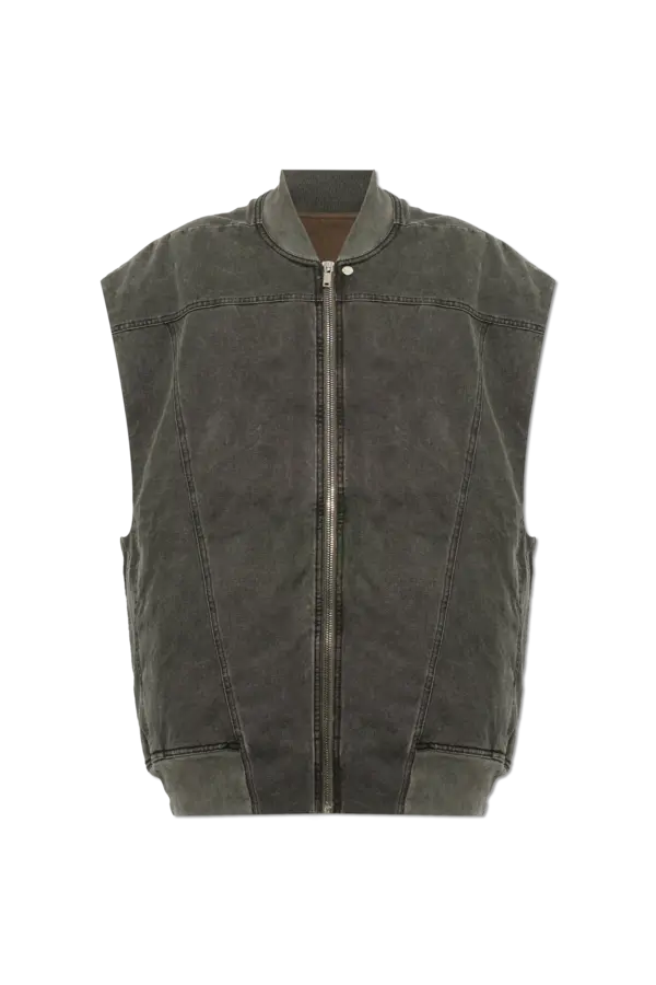 Rick Owens Oversized Denim Vest