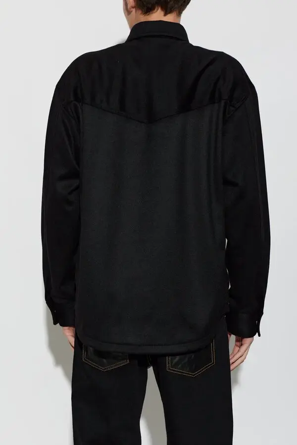 Versace Cashmere Jacket With Pockets