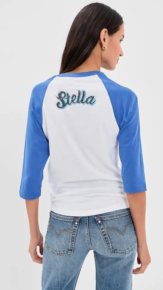 Stella McCartney Airbrushed Horse Baseball T-shirt