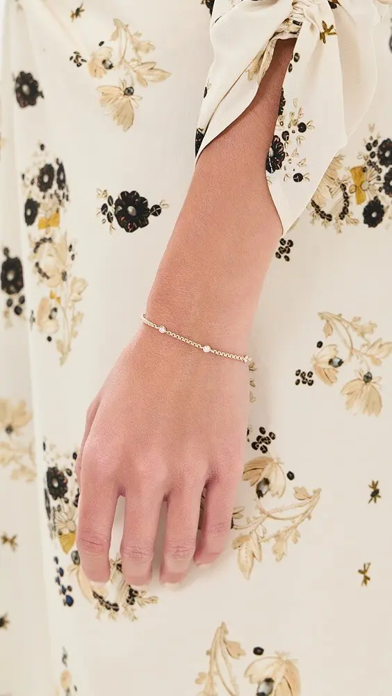 Zoe Chicco 14k Diamond Small Box Chain Bracelet