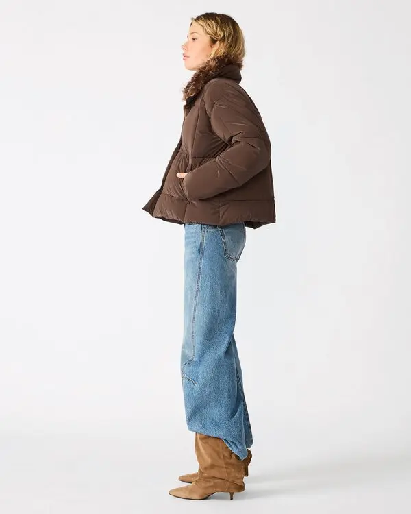 Steve Madden Berwin Coat Long Sleeve Button Up Jackets & Coats
