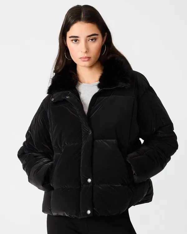 Steve Madden Berwin Coat Long Sleeve Button Up Jackets & Coats