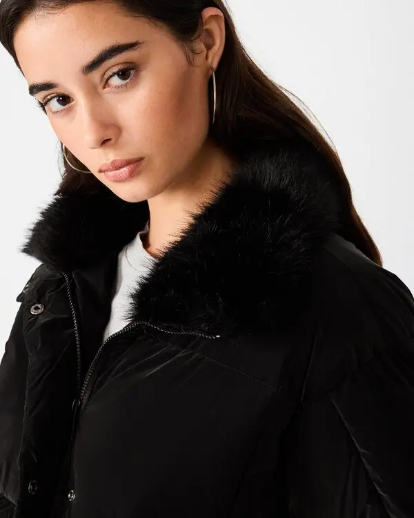 Steve Madden Berwin Coat Long Sleeve Button Up Jackets & Coats
