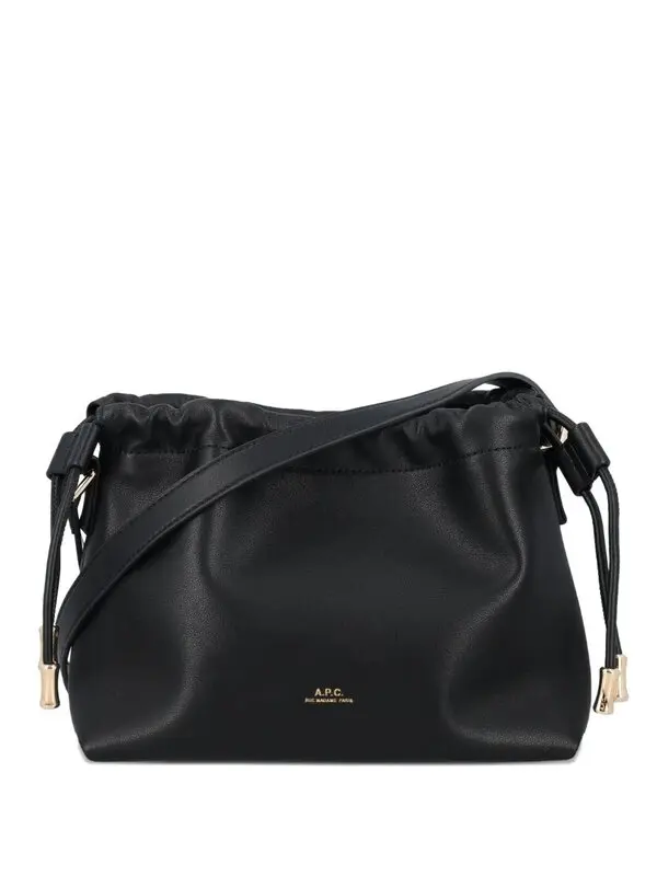 A.p.c. Ninon Mini Drawstring Bag - Black