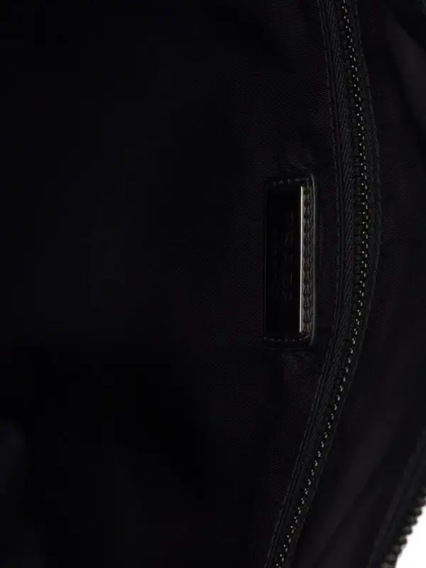 Prada Explore Re-nylon And Leather Hobo Bag - Black