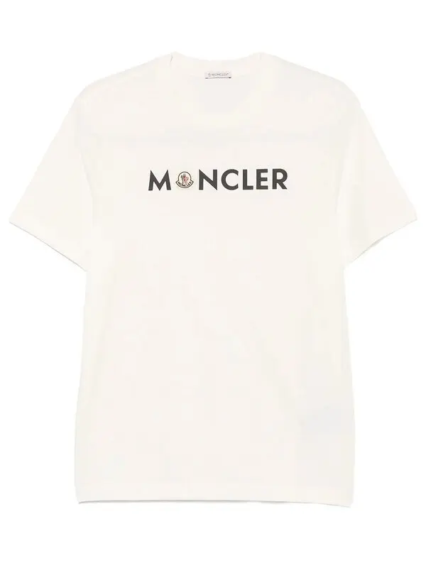 Moncler Logo Cotton T-shirt - Multicolor