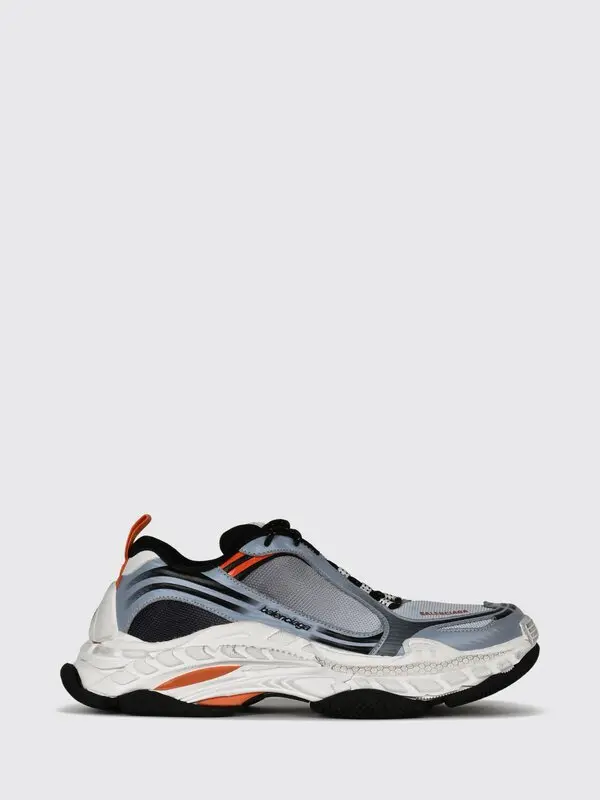 Balenciaga Triple S.2 Bi-colour Low Top Mesh Sneakers With Chunky Sole - Blue