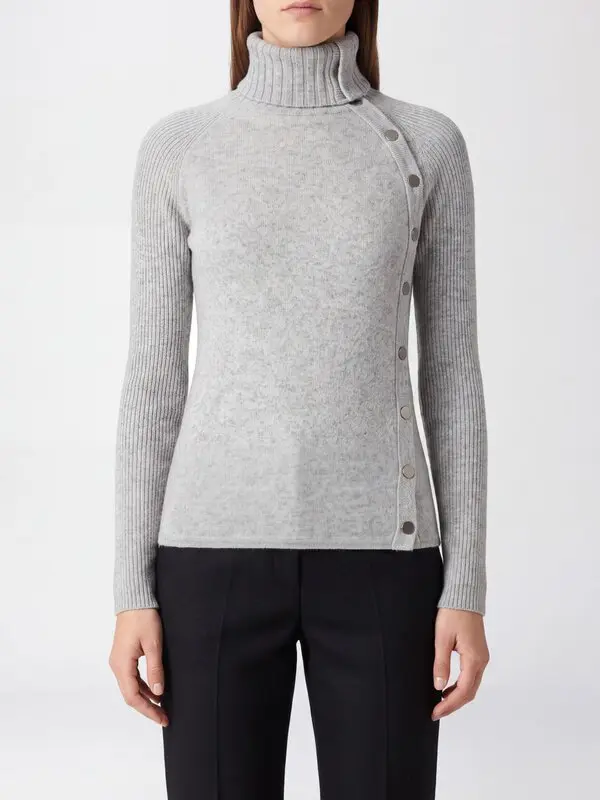 Sportmax Slim-fit Roll Neck In Pure Virgin Wool