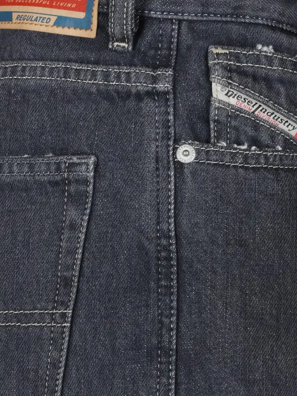DIESEL® 1996 D-sire Low-rise Wide-leg Jeans In Cotton