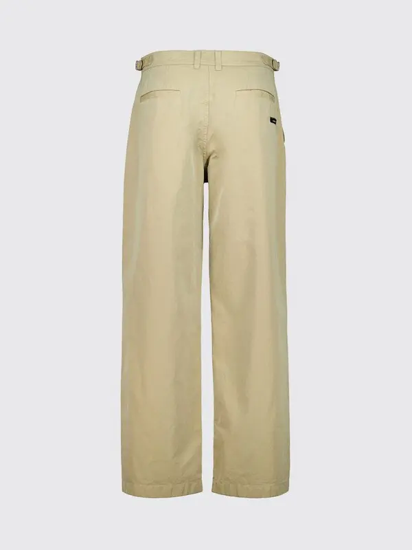 Alexander McQueen Wide-leg Cotton Trousers With Zip And Button Closure