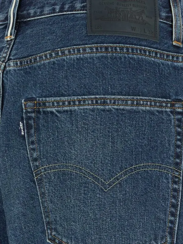 LEVI'S Tab™ Straight Fit Cotton Denim Jeans With A Five-pocket Design - Blue 2
