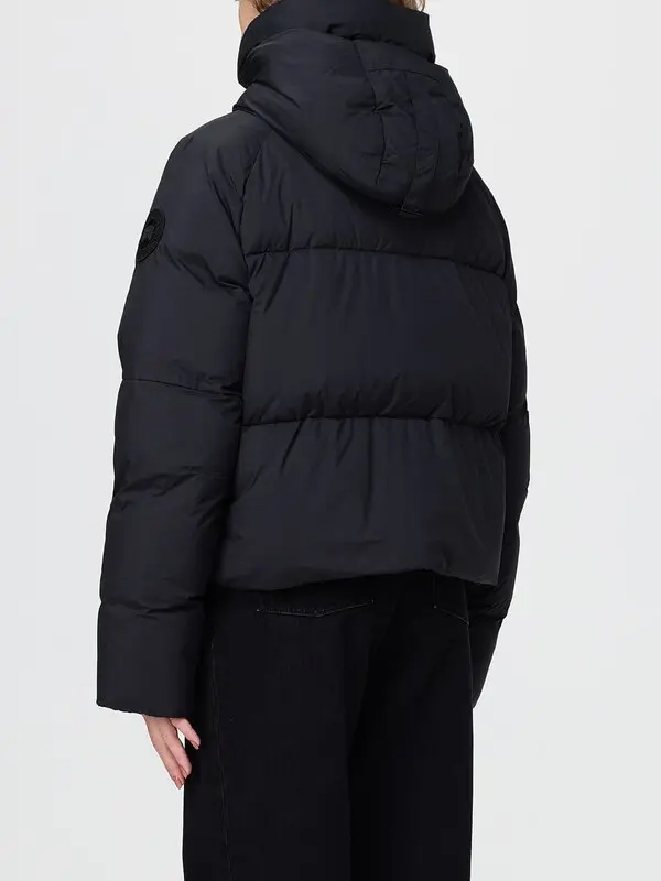 Canada Goose Chilliwack Hooded Cropped Bomber Puffer Jacket - Black