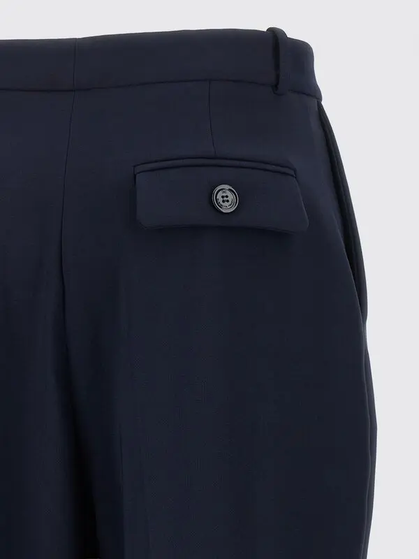 Elisabetta Franchi High-waisted Straight Leg Tailored Crêpe Trousers