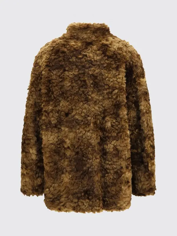 Isabel Marant Étoile Jya Short Double-breasted Faux Fur Coat