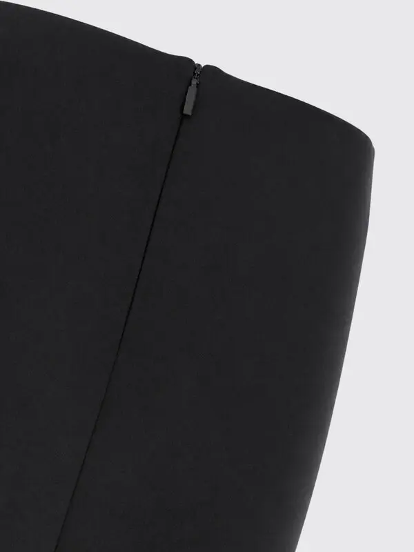 Max Mara High-waisted Crêpe Midi Pencil Skirt With Slit