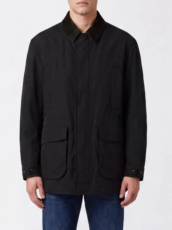 TOM FORD Jacket In Cotton And Viscose Twill With Velvet Collar