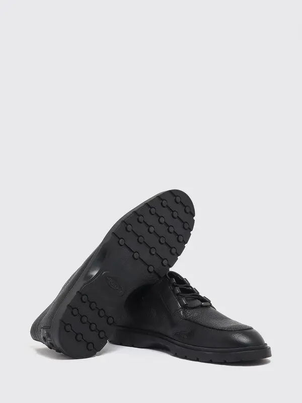 TOD'S Deerskin Chukka Boots With Heel Pebbles And Elastic Laces