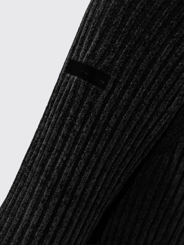 RRD Slim Fit Turtleneck Jumper In Ribbed Jersey With Long Sleeves