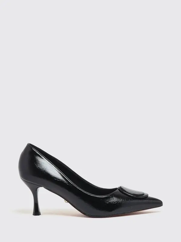 TWENTY FOURHAITCH Faux Leather Court Shoes With Mid Stiletto Heel And Almond Toe