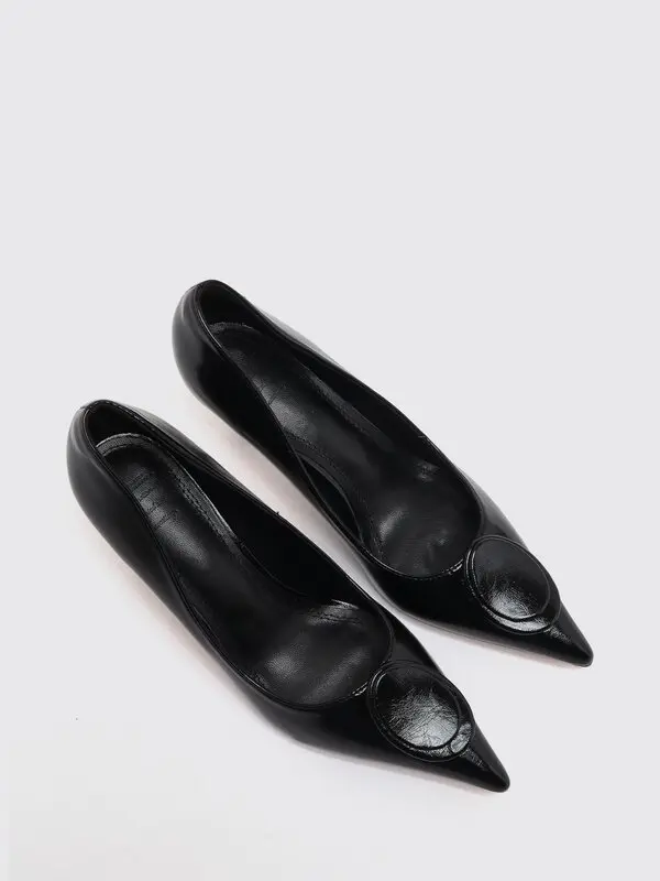 TWENTY FOURHAITCH Faux Leather Court Shoes With Mid Stiletto Heel And Almond Toe
