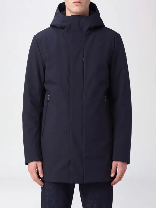 RRD Knee-length Waterproof Parka In Recycled Surflex® Technical Fabric - Blue