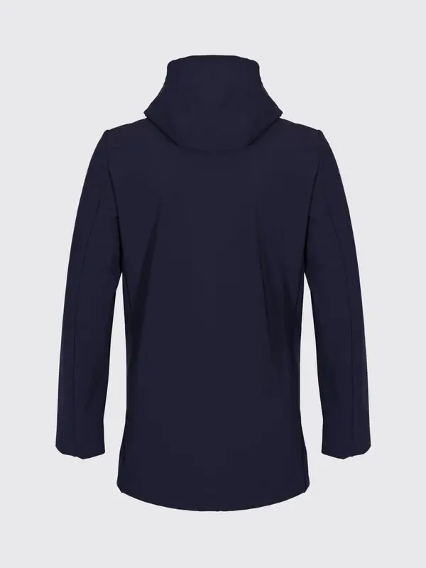 RRD Knee-length Waterproof Parka In Recycled Surflex® Technical Fabric - Blue