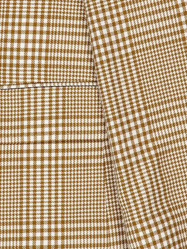 AMI Paris Prince Of Wales Check Single-breasted Virgin Wool Blazer