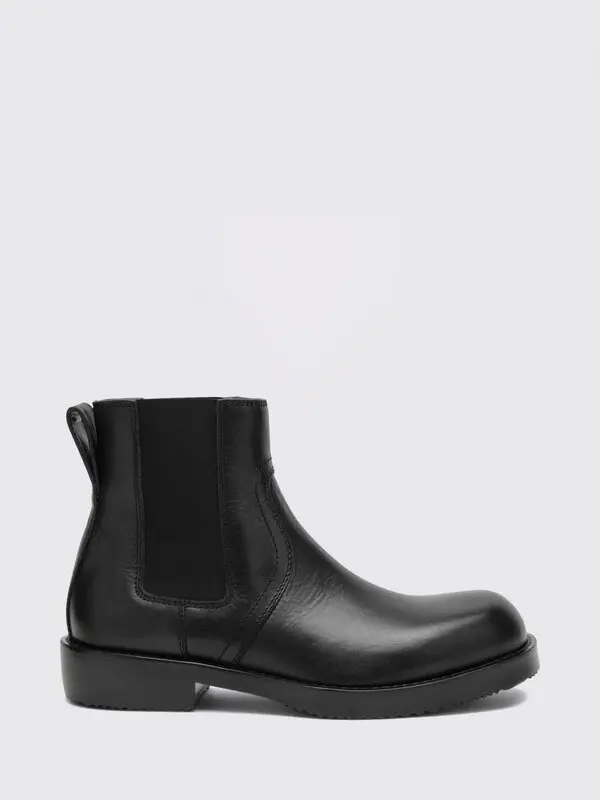 Dries Van Noten Smooth Calfskin Leather Chelsea Boots With Rubber Sole