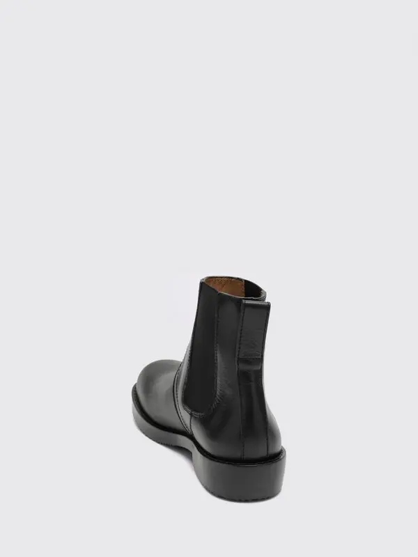 Dries Van Noten Smooth Calfskin Leather Chelsea Boots With Rubber Sole
