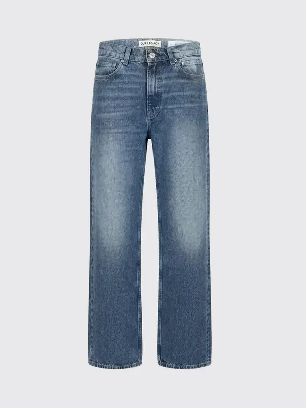 Our Legacy Our Carlson Cut Straight-leg Jeans In Organic Cotton
