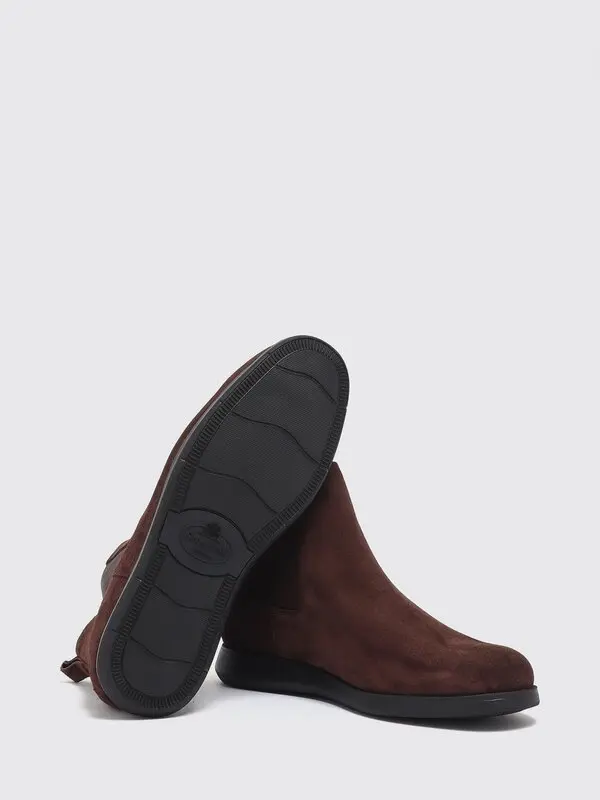 Church's Soft Suede Chelsea Boots With Rubber Sole