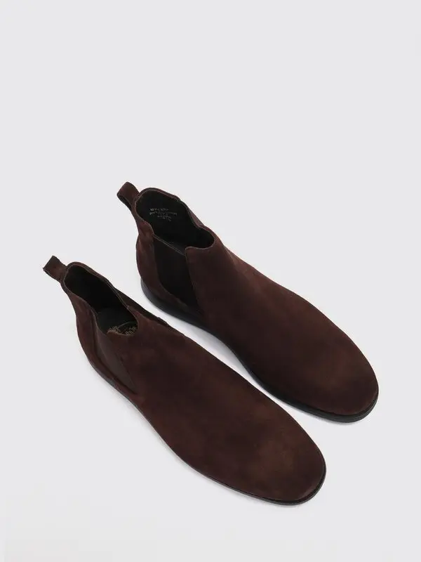 Church's Soft Suede Chelsea Boots With Rubber Sole