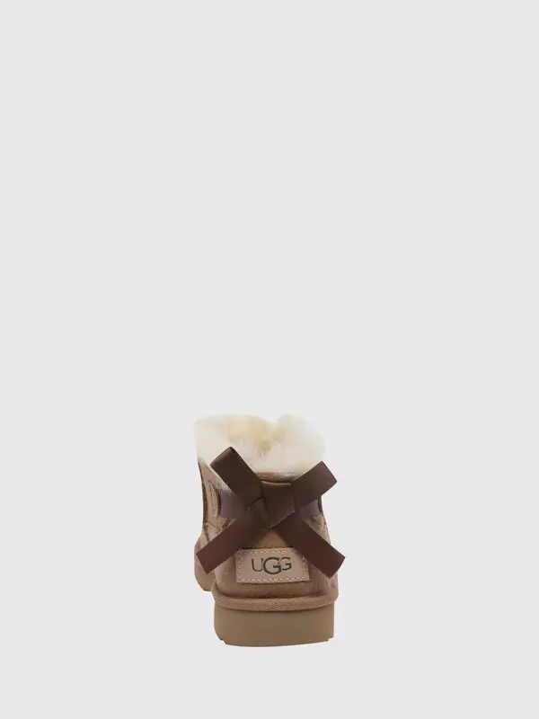 UGG Ultra Mini Bailey Bow Suede Boots