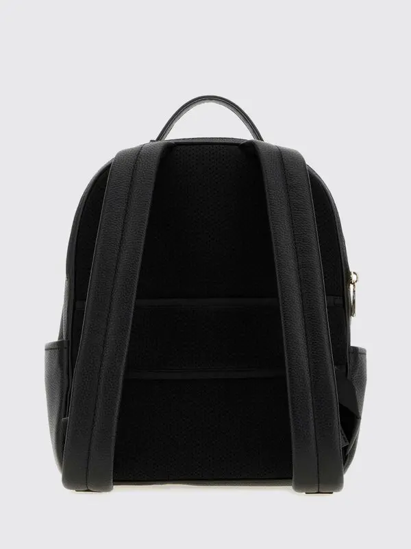 Michael Kors Sable Grained Cowhide Leather Backpack With Padded Straps