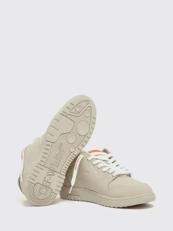 Off-White Out Of Office Molded Low-top Tpu Sneakers With Double Laces - Beige