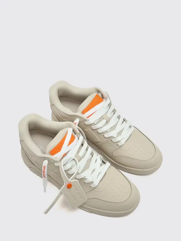 Off-White Out Of Office Molded Low-top Tpu Sneakers With Double Laces - Beige