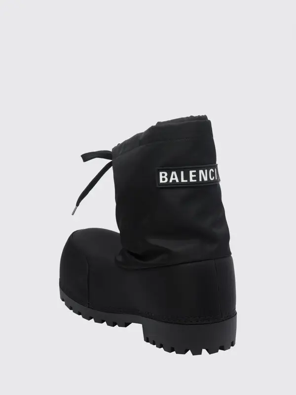 Balenciaga Alaska Outdoor Ankle Boots In Nylon With Notched Sole