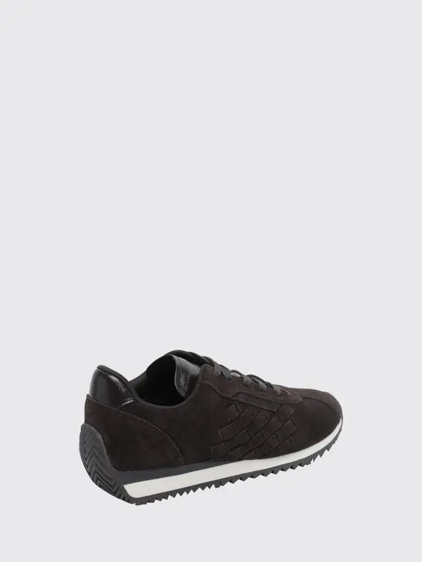 Michael Kors Rhodes Low Top Suede Sneakers With Notched Sole