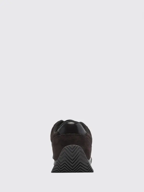 Michael Kors Rhodes Low Top Suede Sneakers With Notched Sole
